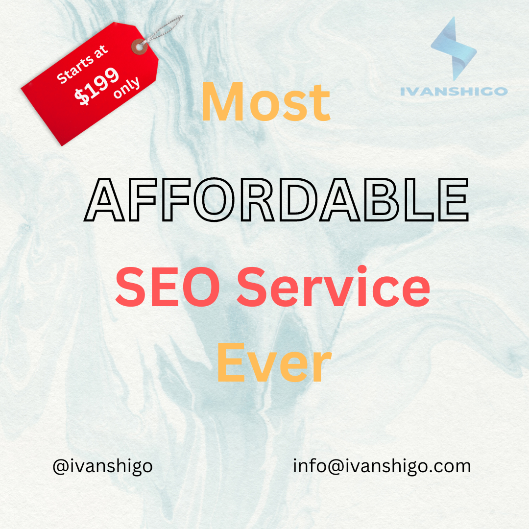 Affordable SEO Packages - Ivanshigo